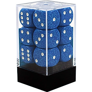 Water Speckled 6 Sided 16mm Dice Block (12-Dice)