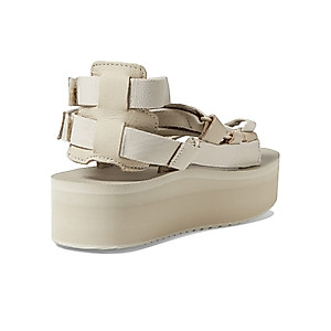 Teva Women's Flatform Mevia Sandal, Feather Grey, 9