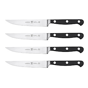 HENCKELS Classic Razor-Sharp Steak Knife 4 Piece Set, German Engineered Informed by 100+ Years of Mastery