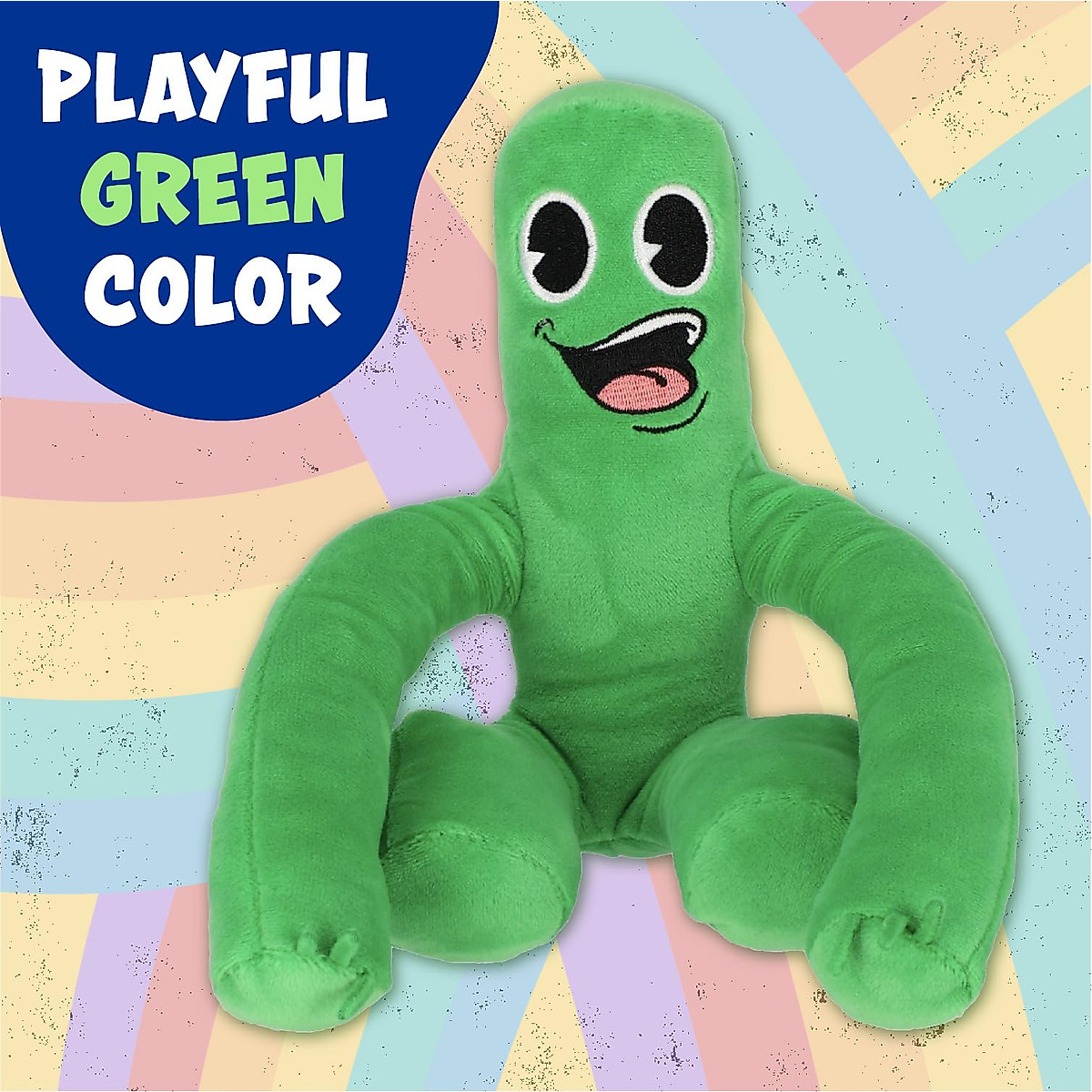 UCC Distributing Rainbow Friends Red Friend Scientist, 8" Stuffed Animal Plush Toy