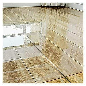 Clear PVC Desk Chair Mat PVC Hardwood Floor Mat Protector,1.5mm Thick, Clear Vinyl Floor Runner Protect Pads/Non Slip Transparent Doormat Protector Chair Mat,85/105/125/145cm Wide for Office & Home (