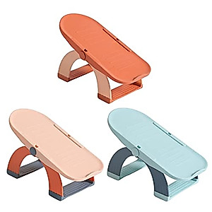 KNFUT Shoe Slots, Double Tier Shoe Holder Storage Rack Save Space Adjustable Shoes Deck Organizer for Home Bedroom Dormitory Closet (Color : Blue Color)