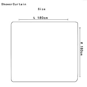 Superdada 4 Piece Japan Anime Bathroom Set One Piece Waterproof Shower Curtain Anti Slip Area Rugs Toilet Lid Cover Bath Mat Set 70x70in (Color:A)