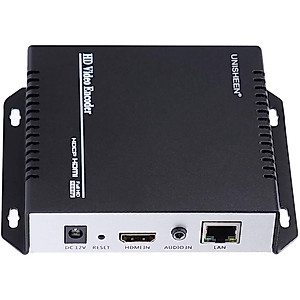 UNISHEEN H.264 Live HDMI Video Encoder Supports RTSP, RTP, RTMP, HTTP, UDP, SRT for IPTV, Live Stream Broadcast Supports (BM3100H)