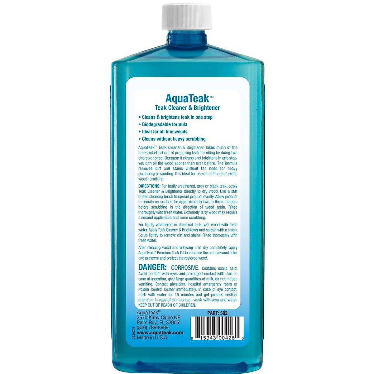 AquaTeak Care Kit: Premium Teak Oil & Teak Cleaner & Brightener