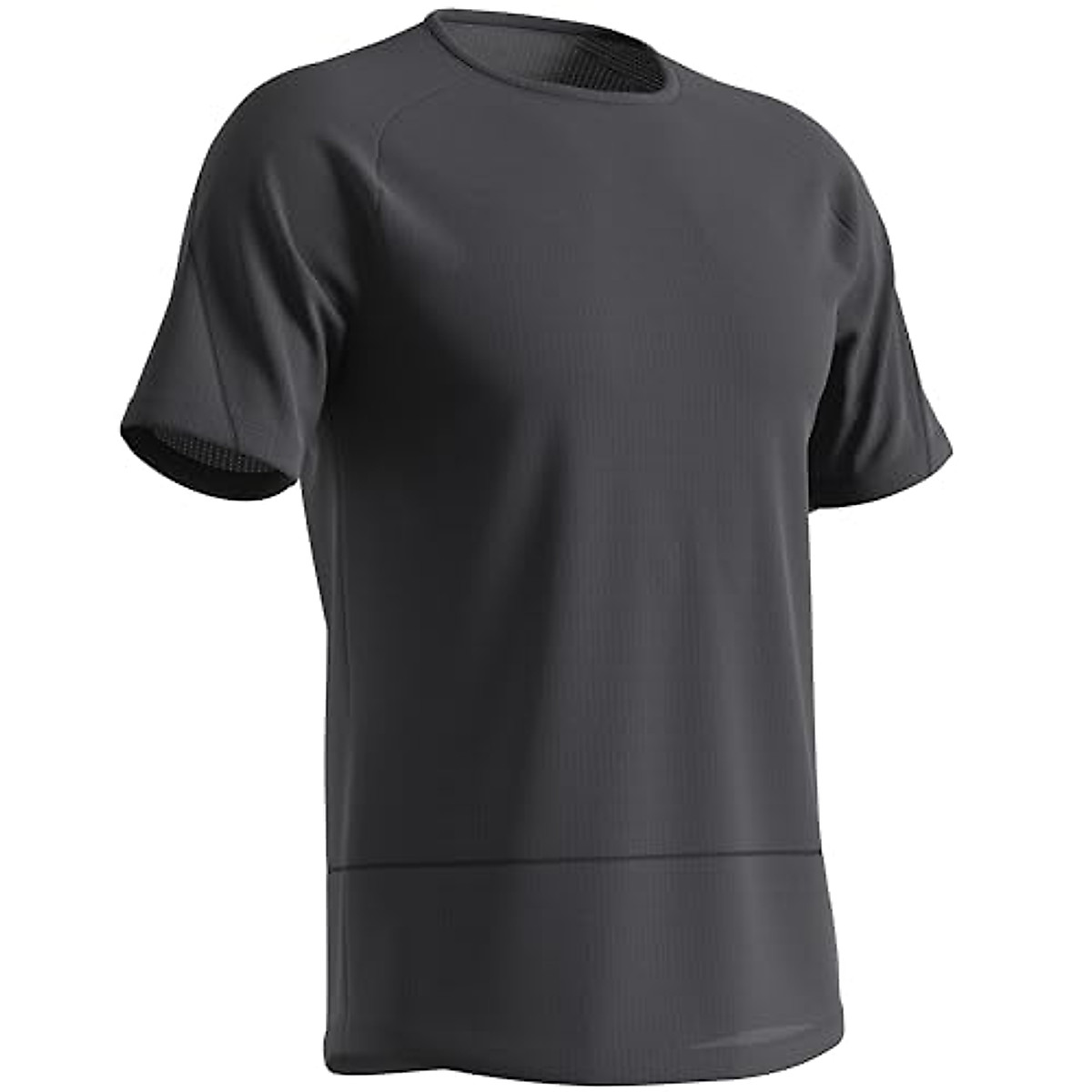 Salomon mens Tee T Shirt, Deep Black, Medium US