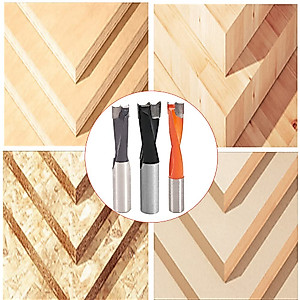 Utoolmart Brad Point Drill Bits for Wood 10mm x 57mm Forward Turning HSS for Woodworking Carpentry Drilling Tool 1pcs