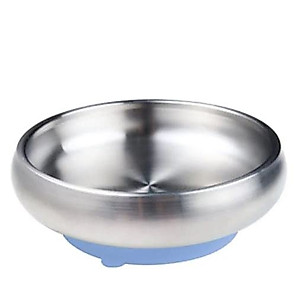 Fgomama x Little.b Double-Walled 18/10 Stainless Steel Cereal Bowl with Suction Base | 20oz / 600ml (pink)