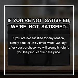 Bodaon Insulated Food Delivery Bag, XXXL Pizza Delivery Bags for Hot and cold Food,Commercial, Large Capacity Reusable Warming Bag, Black, 1-Pack