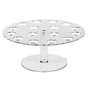Jusalpha Clear Acrylic Ice Cream Cone/Sushi Hand Roll Stand Holder