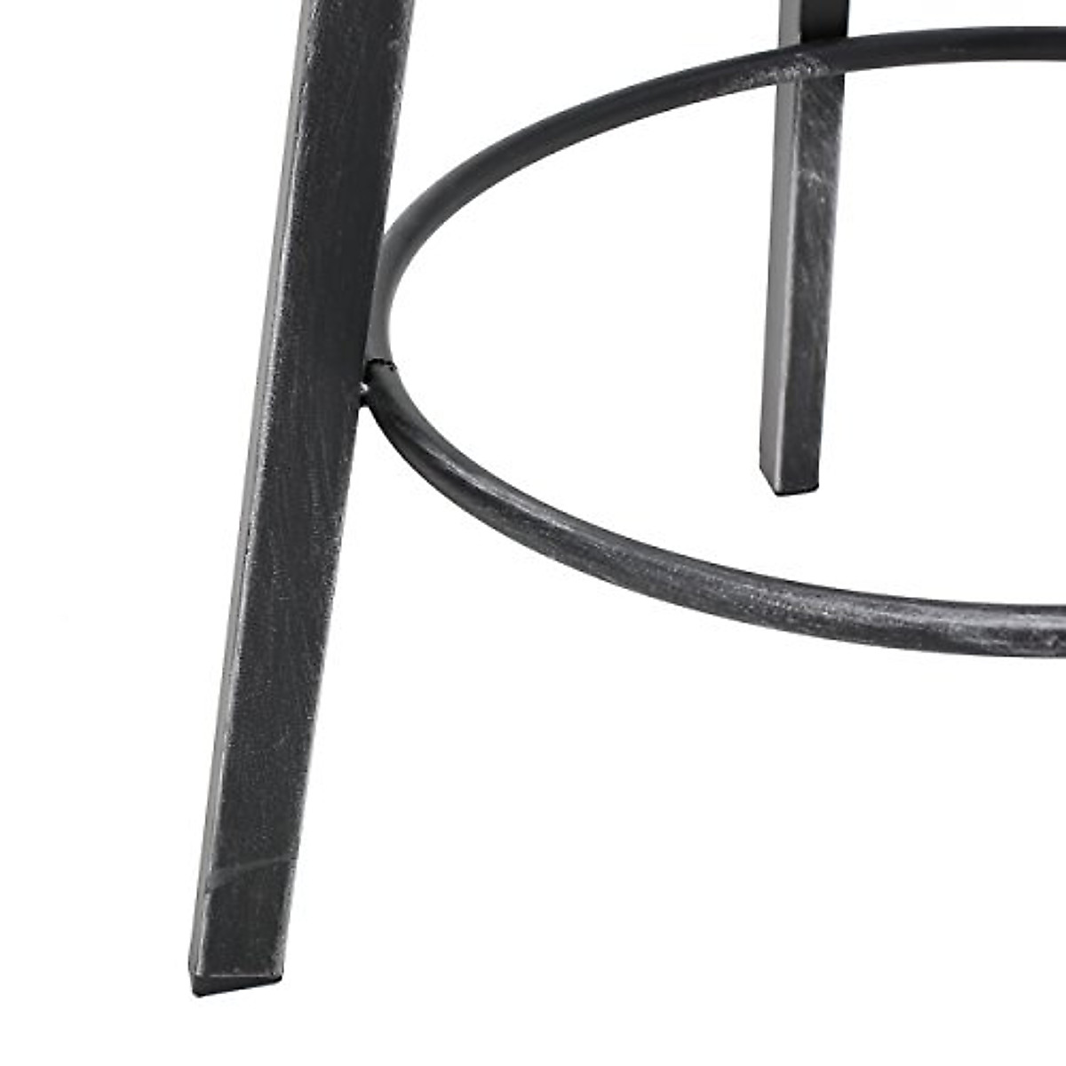 Christopher Knight Home Jutte Barstool Sets, Antique + Black Brush Silver