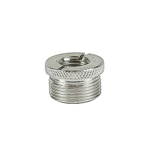 Monoprice 602000 Screw Thread Adapter for Microphone Stand (5/8 Male to 3/8 Female), Silver
