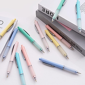 Aisibeiger Ball Point Pen Black Ink Ballpoint Pens with Super Soft Grip Medium Point 1.0mm Office Pens (6 pack)