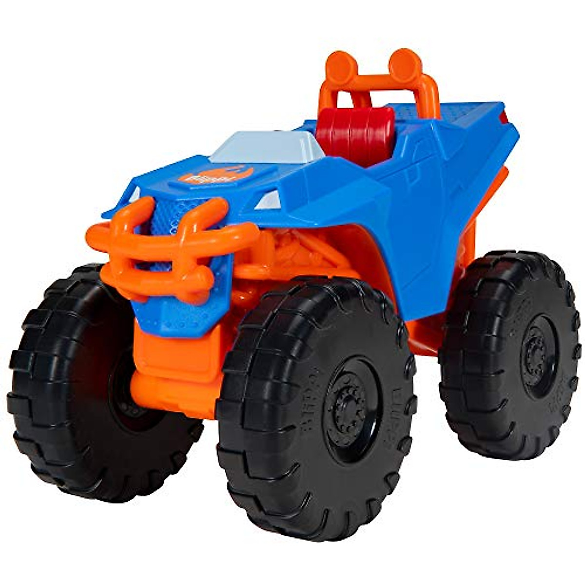 Blippi Monster Truck Mobile - Mini Vehicle with Freewheeling Features Including 2” Character Toy Figure and Cool Hydraulics - Imaginative Play for Toddlers and Young Children