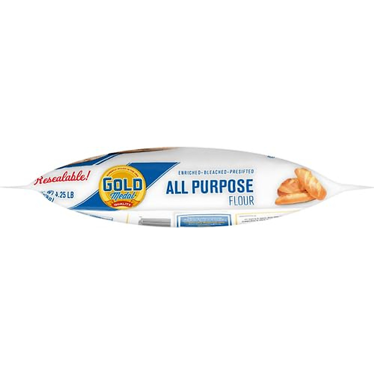 Gold Medal All Purpose Flour with Resealable Bag, 4.25 pounds