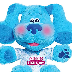 Blue's Clues & You! Check-Up Time Blue Lights and Sounds Interactive 13-Inch Plush, 7-Piece Pretend Play Doctor Set, Kids Toys for Ages 3 Up by Just Play