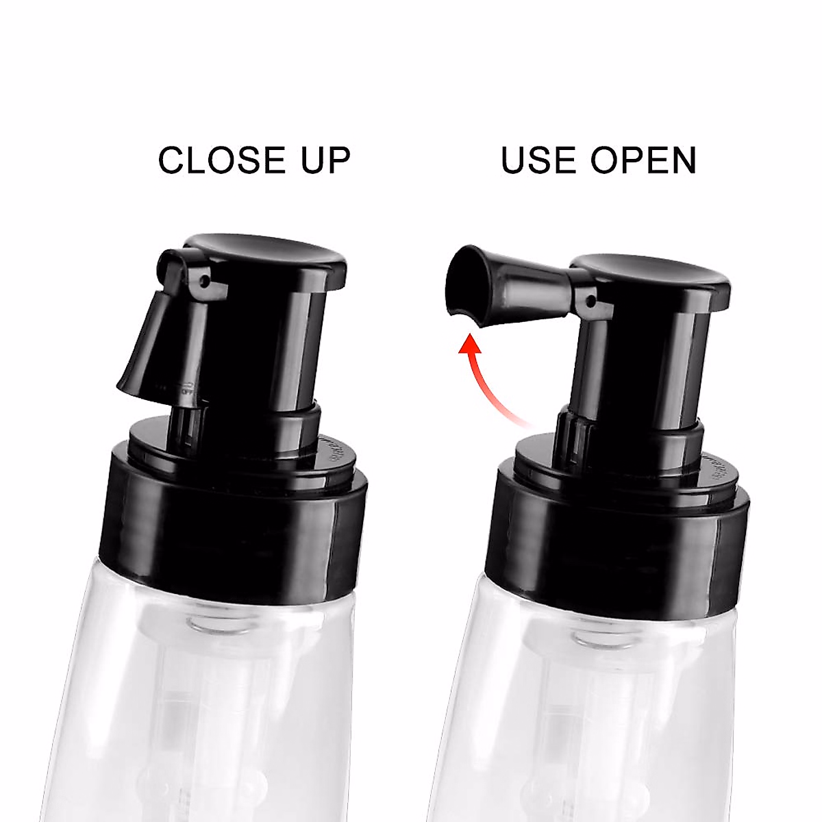 2 Pieces Barber Powder Spray Bottle, Empty Powder Travel Cosmetics Blower, Refillable Hair Fiber Applicator for Hair Salon, Home, Beauty (140ml+140ml)