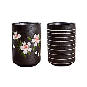 Hemoton 2pcs Japanese Tea Cup Ceramic Tea Mug Hot Drinks Mug Ceramic Coffee Mug Toast Mug Porcelain Tea Cups Chinese Tea Cups Tradition China Tea Cup Tea Glasses Pottery Ceramics Classical