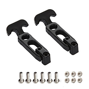 COOLOGIN Rubber Flexible T-Handle Hasp Draw Latch for Tool Box, Cooler, Golf Cart or Engineering Machine Hood (Black, 2 PCS)