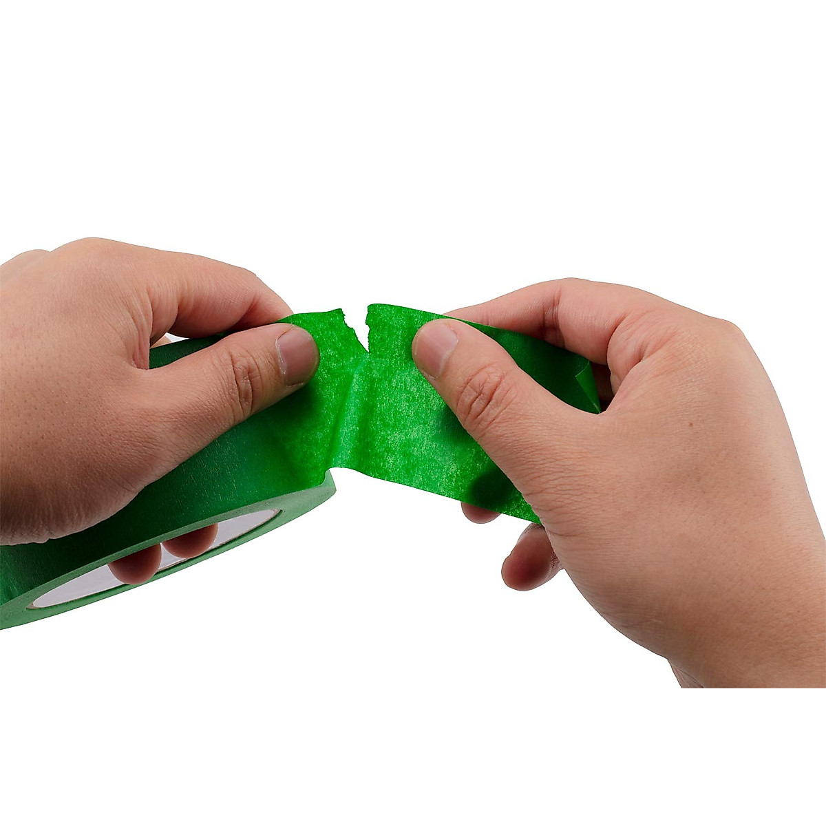 Lichamp 4 Pack Green Painters Tape 2 inch Wide, Medium Adhesive Green Masking Tape Bulk Multi Pack, 2 inch x 55 Yards x 4 Rolls (220 Total Yards)