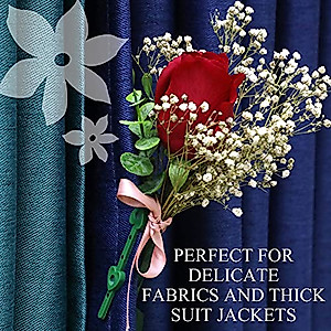 4 Pieces Elastic Pearl Wrist Bands Wristlets Corsage Accessories and 15 Pairs Floral Boutonniere Magnets Corsage Brooches Magnets with 2 Rolls Green Floral Tape for Handmade Wedding Bride Boutonnieres