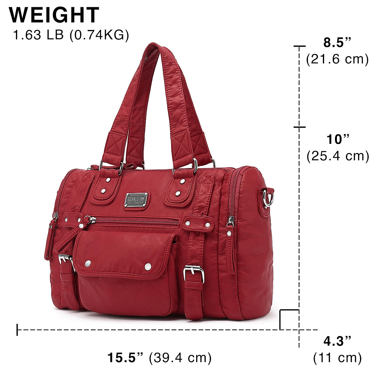 Scarleton Purses for Women Large Hobo Bags Satchel Handbags for Women Top Handle Shoulder Bag Tote Vegan Leather, H148513, Green