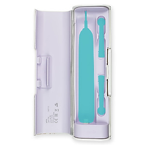 Oral-B Genius Series Travel Toothbrush Kit with Charging Function for 1 Handpiece and 2 Toothbrush Heads | Set Includes Travel Case and US-Charging Cable (Orchid Lila)