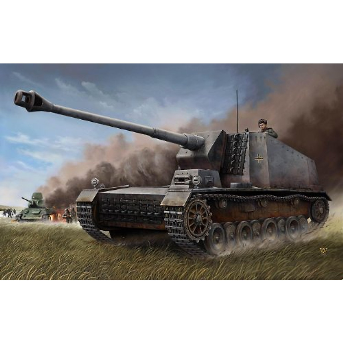 Trumpeter 1/35 German 12.8cm Tank Destroyer L/61 Sturer Emil (TSM-350)