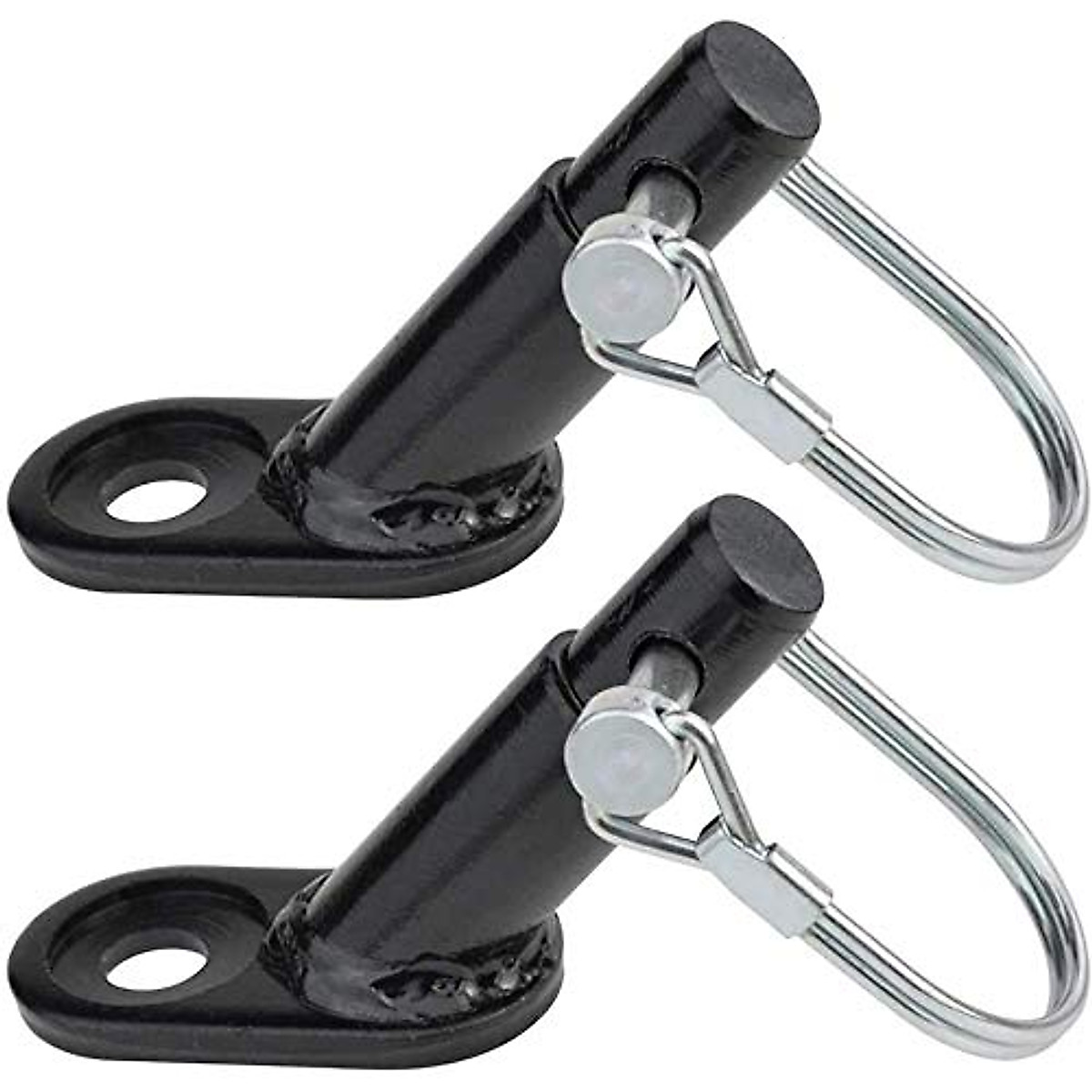 Wellfun 2PCS Bike Trailer Coupler Bicycle Trailer Hitch Adapter Metal Instep Bike Trailer Attachment Connector Accessory for Instep Bike Pet Stroller