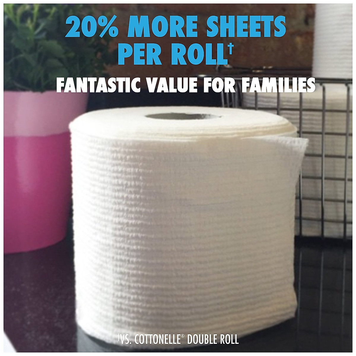 Cottonelle CleanCare Family Roll Toilet Paper (Pack of 36 Rolls), Bath Tissue, Ultra Soft Toilet Paper Rolls with Clean Ripple Texture, Sewer and Septic Safe
