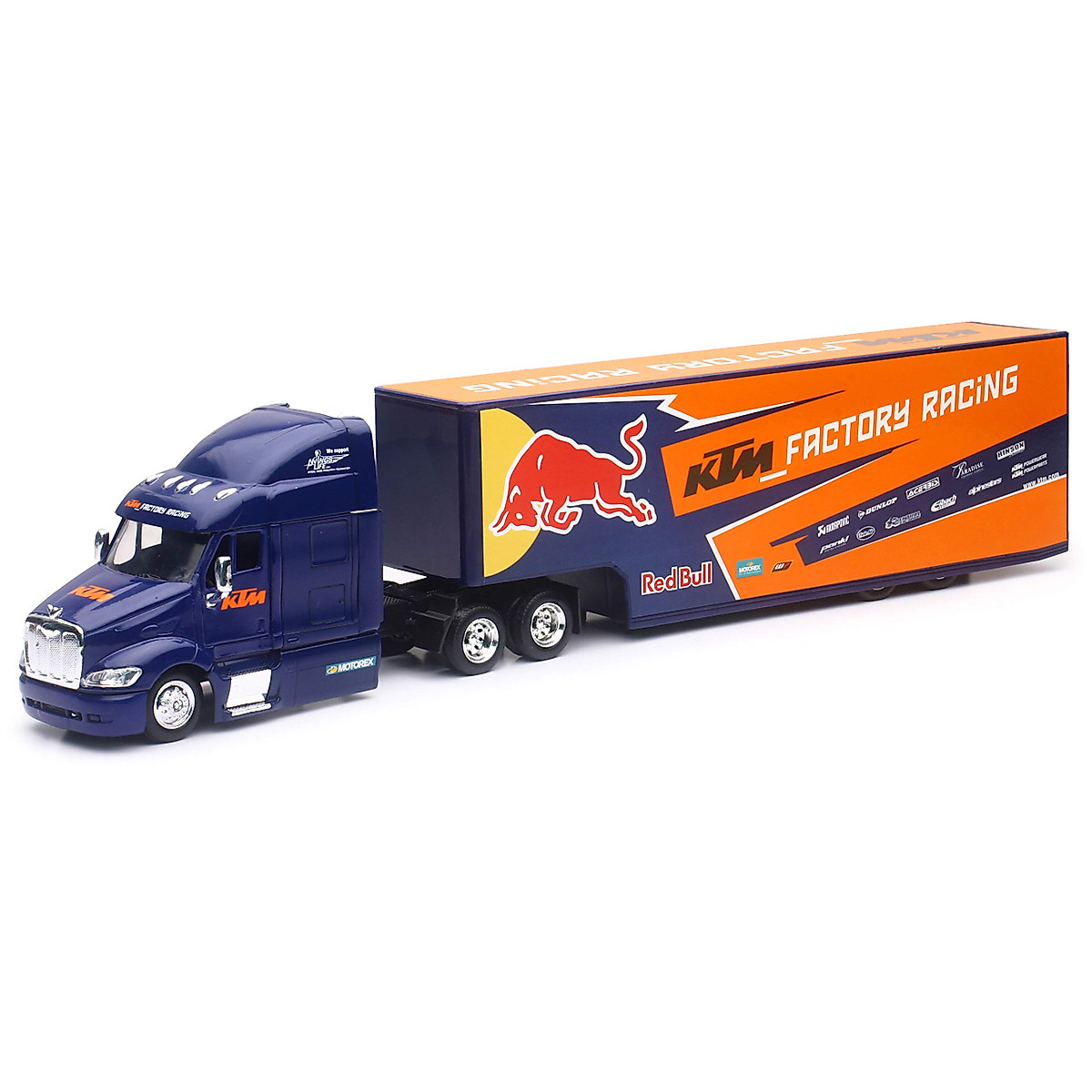 New-Ray 959-0105 Replica 1:43 Semi Truck 17 Red Bull Ktm Race Truck