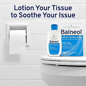 Balneol Hygienic Cleansing Lotion Packets, 20 Count