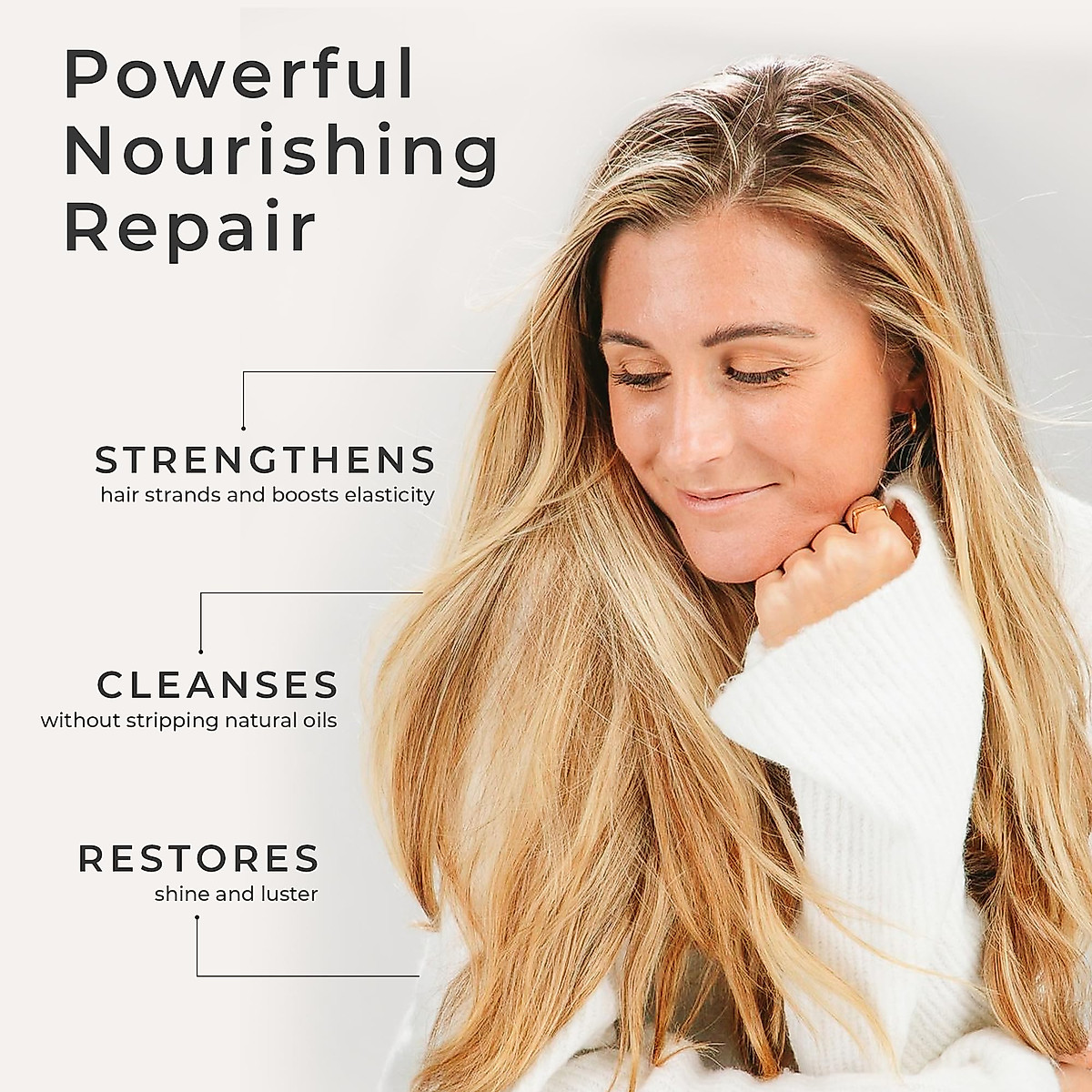 CIBU Repair + Protect Shampoo 30002 Restores Damaged Hair Protects From Breakage | Safe for Color-Treated Hair | Smooths & Strengthens | Sulfate-Free | Gentle for Daily Use | Refreshing Scent 11.83oz