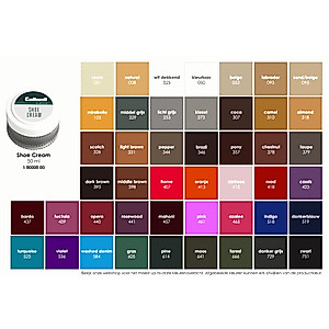 Collonil Light Brown Cream Polish for smooth leather Shoes Boots Handbags