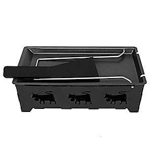 Cheese Raclette, Portable Foldable Non-Stick Candlelight Raclette Pan with Spatula Barbecue Home Kitchen Grilling Tool