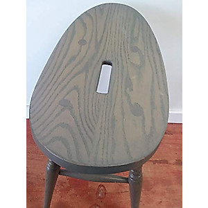 Solid wood, custom Handmade saddle stool