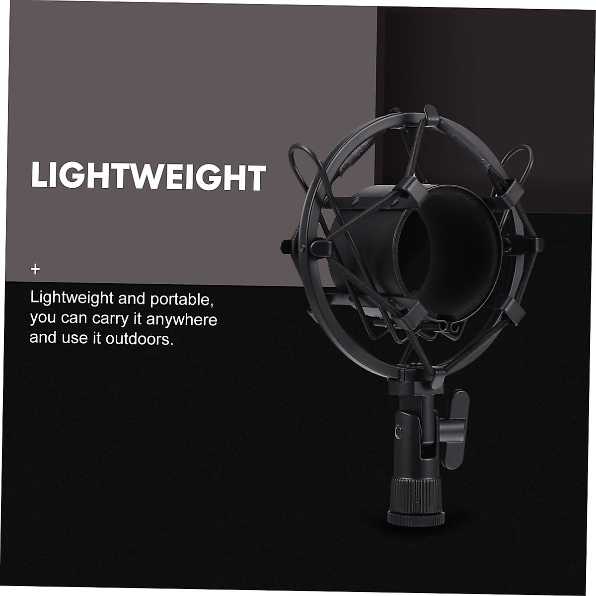 SUPVOX 1pc Microphone Shock Mount Portable Mic Stand Microphone Holder for Mic Stand Condenser Microphone Mount Shockproof Microphone Holder Usb Mic Microphone Shockproof Stands Mic Mount