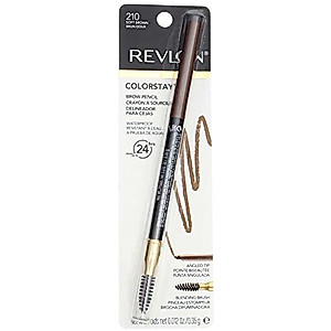 Revlon Colorstay Brow Pencil, 210 Soft Brown (Pack of 2)