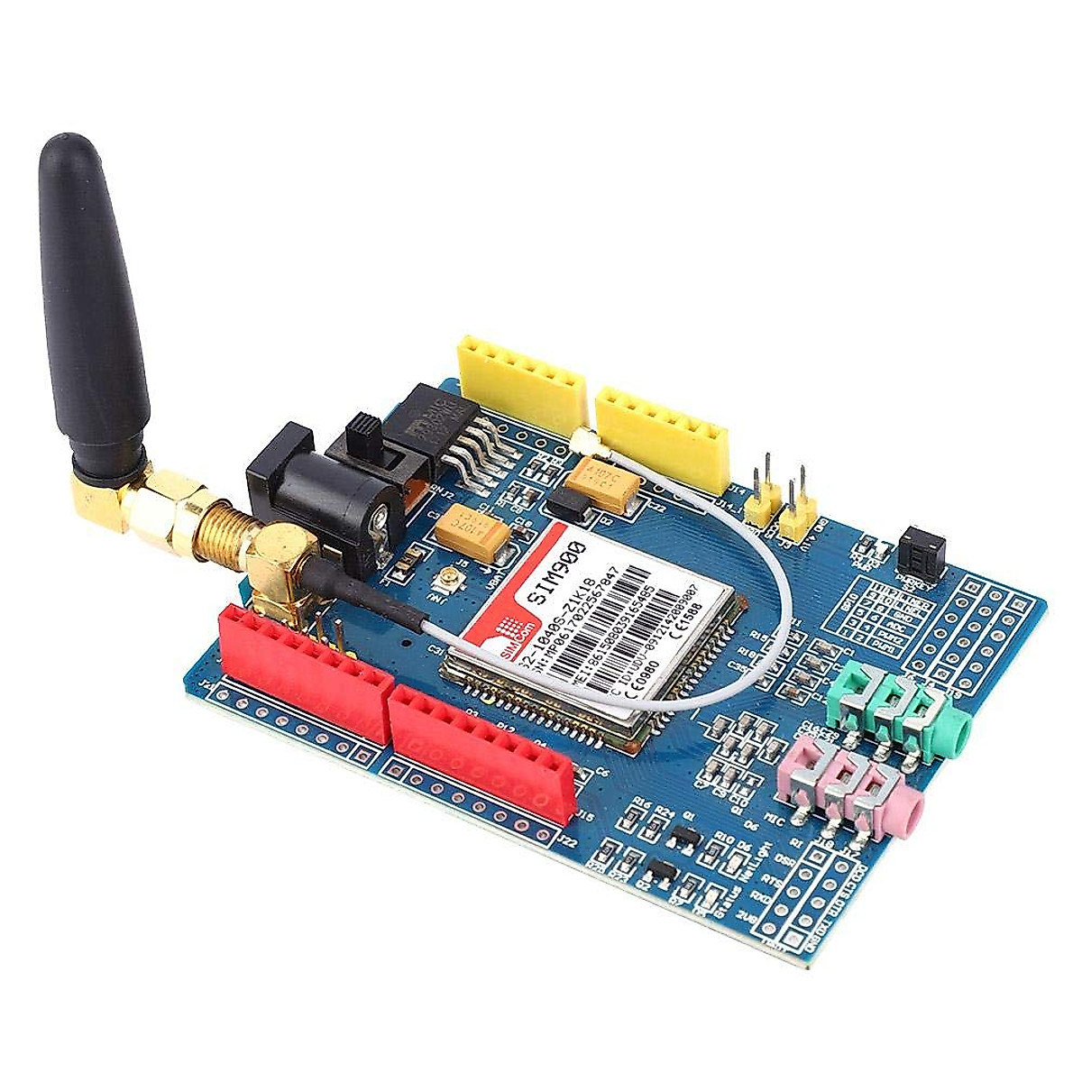 Module,Development Board Module Kit,5~26V SIM Development Module,Fit for SIM900 850/900/1800/1900 MHz GPRS/GSM,Quad-Band 850/900/ 1800/1900 MHz - Would Work on GSM Networks