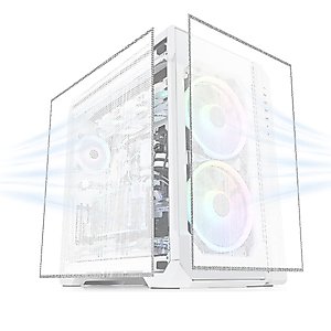 Fan Dust Mesh Filter Magnetic Frame PVC Desktop Computer PC Case Fan Dust Proof Filter Cover Grills 500 * 500MM 2PACK White
