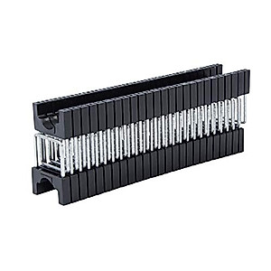 Gardner Bender MPS-2125 CableBoss Staple, ½ Inch., Secures Coax: RG-6, (NM) Non-Metalic Cable: 10/2, 12/3, CAT 5e and 16/4 Speaker Wire, 200 Pk., Black