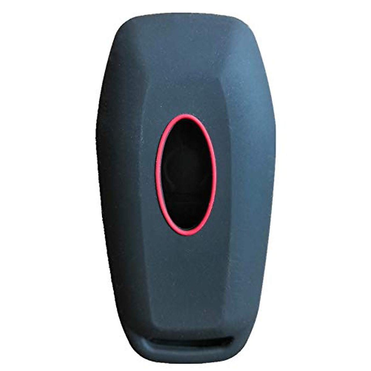 KAWIHEN Silicone Key Fob Cover Compatible with Ford Mustang Lincoln MKZ MKC MKX 5 Buttons M3N-A2C31243300 EJ7T-15K601-AF