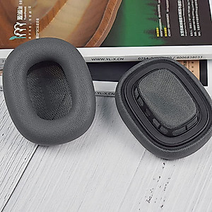 Ear Cushions for appple AirPods Max Replacement Leather earpads Sweat Proof Ear Cups Cushion Replace for airpod max Headphone with Protein Leather Memory Foam and Magnet (Space Gray)