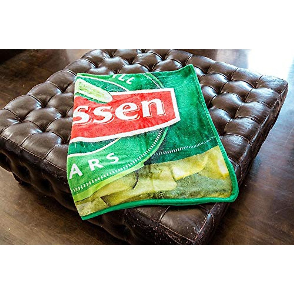 Claussen Kosher Dill Pickles Plush Throw Blanket | Cozy Sherpa Wrap Covering for Sofa, Bed | Super Soft Lightweight Fleece Blanket | Geeky Home Decor | 45 x 60 Inches