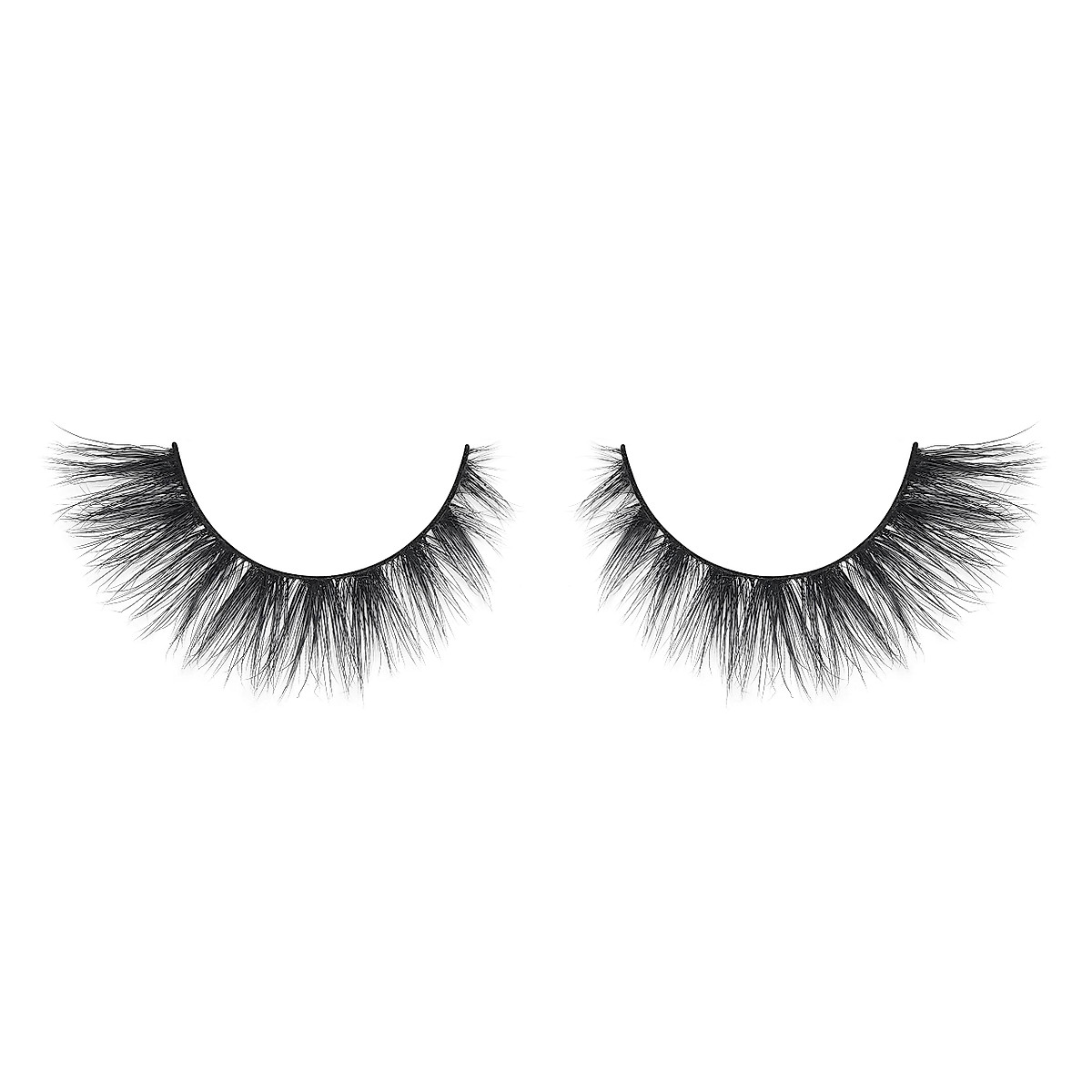 Lilly Lashes Everyday Naturale Faux Mink Lashes False Eyelashes Natural Look Wispy Lashes Cat Eye Lashes Short Lashes Flare Style Strip Lashes Natural Lashes 13 mm Reusable Up to 20 Times