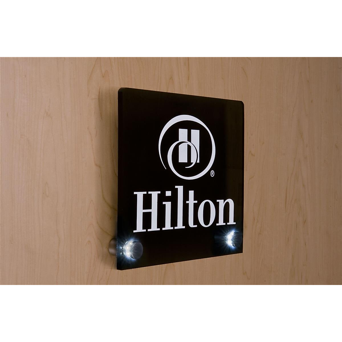 White LED Illuminated Standoff Mount Kit Supports Signs Up To 3/8-Inch Thick, Wall Mount, Low Voltage, 3-Dimensional Display