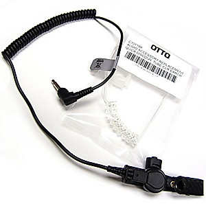 OTTO Brand 3.5mm Listen Only Earpiece with Acoustic Audio Tube