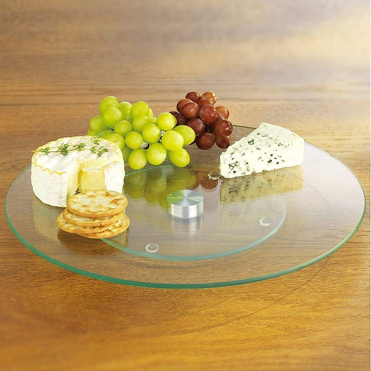 Brandobay Tempered Glass Lazy Susan