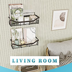 VNTop 5-Pack Stainless Steel Shower Caddy with Self-Adhesive Large Capacity Racks, Shelves, and Storage - Rustproof Bathroom Organizer for Inside the Shower, with No-Drill Required Shower Shelf Accessories