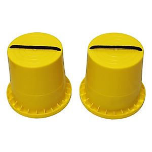 Get Out! Walking Bucket Stilts 2 Pack (Pair) Yellow Stepper Balance Bucket Shoe Stilts Toy, Cup Walkers Can Stomper Cups